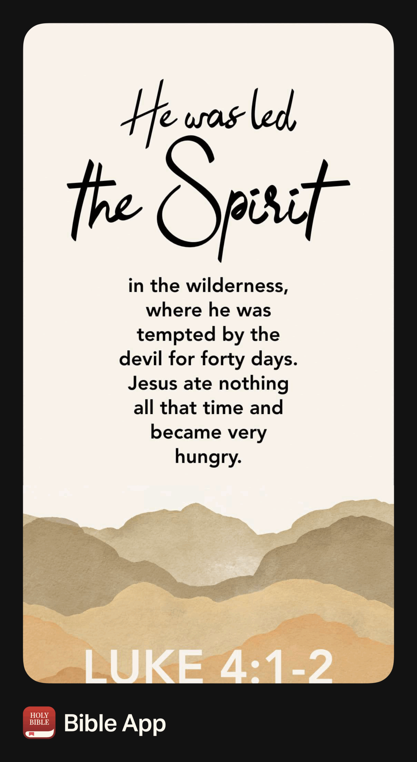 Led by the Spirit into the Wilderness - Grace Upon Grace